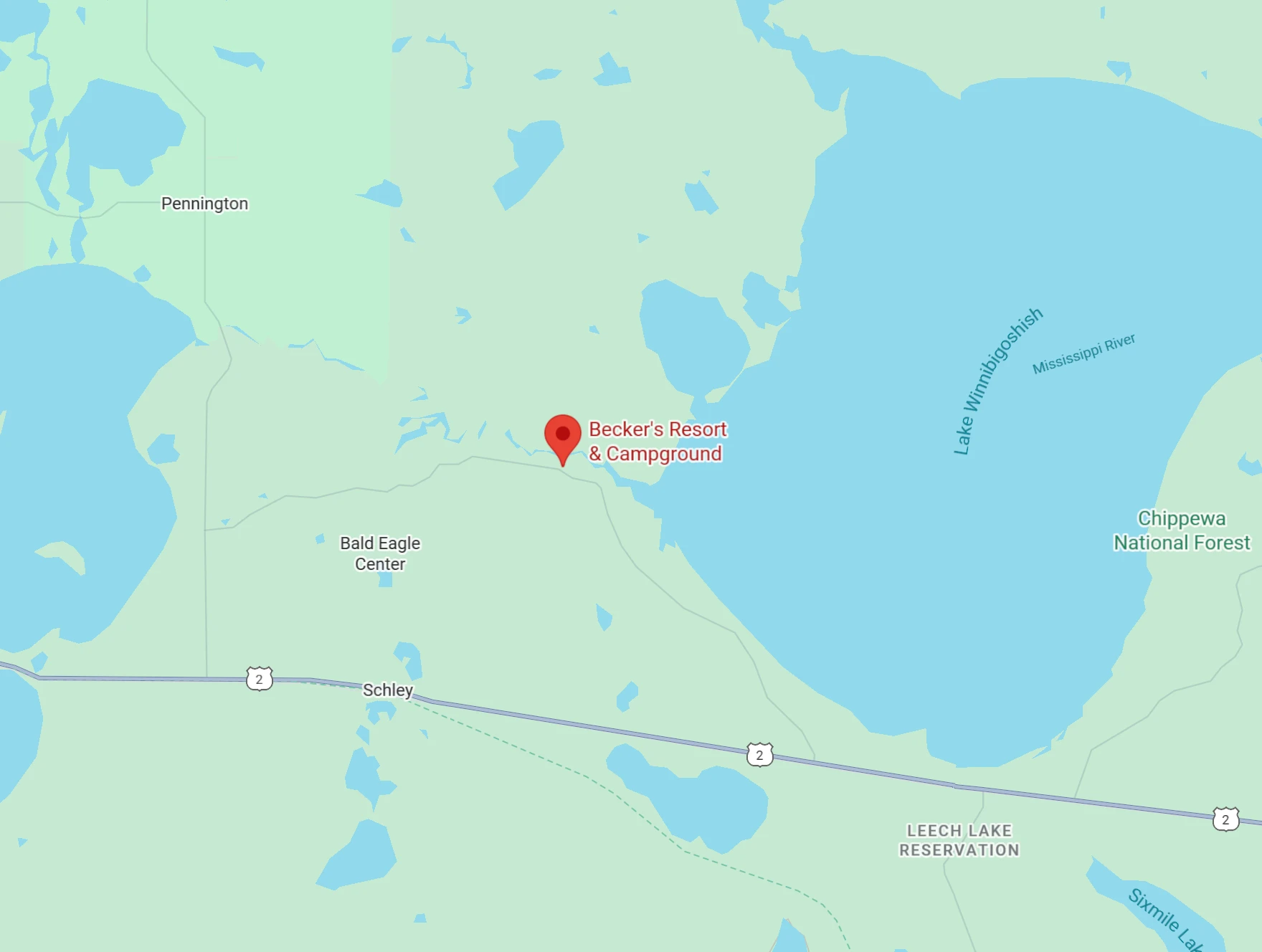 Becker’s Resort & Campground – Lakeside Cabins, RV Sites